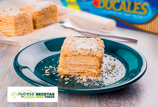 Receta Postre Napoleón - Ducales, Las galletas del toque secreto